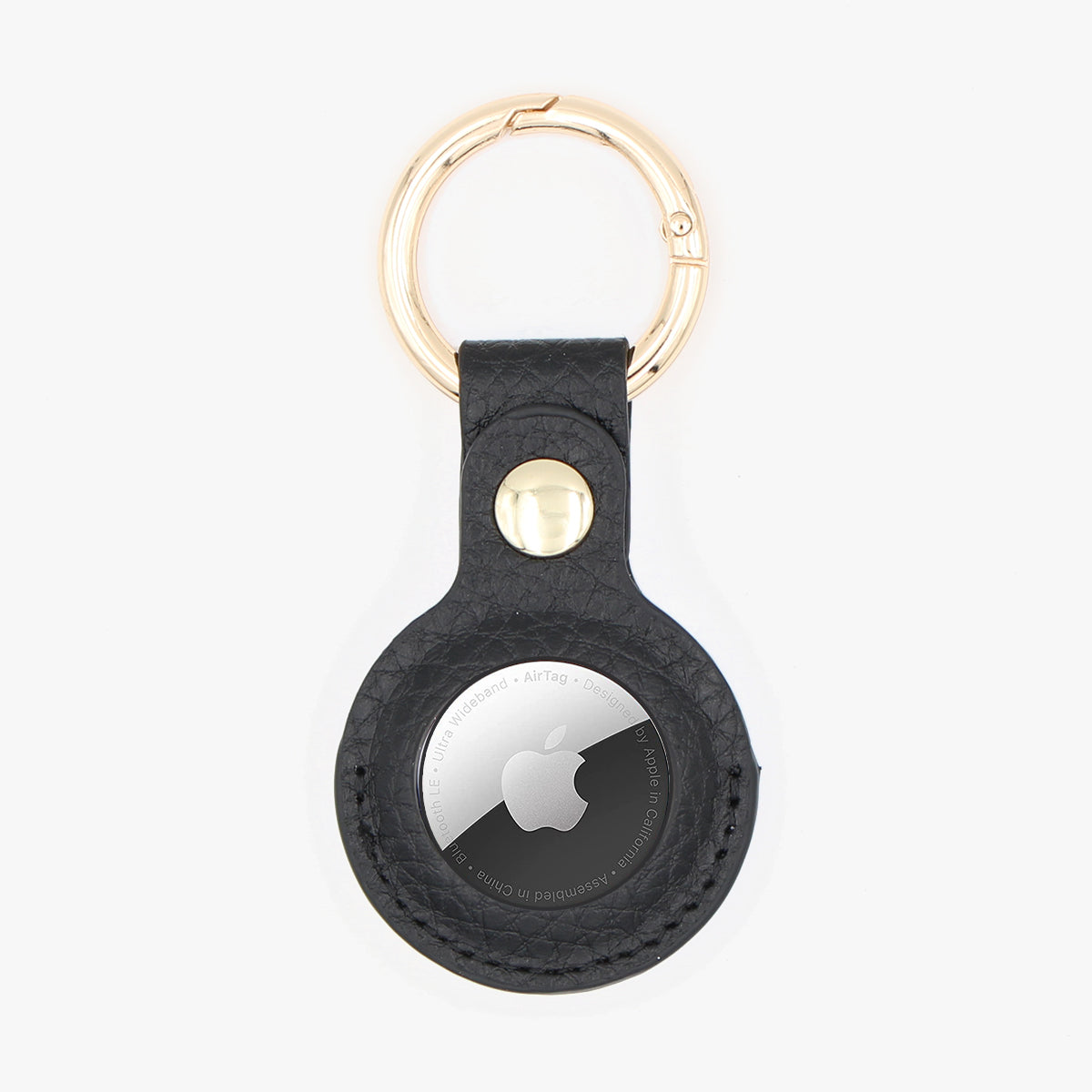 Monogram Personalised Leather AirTag Case